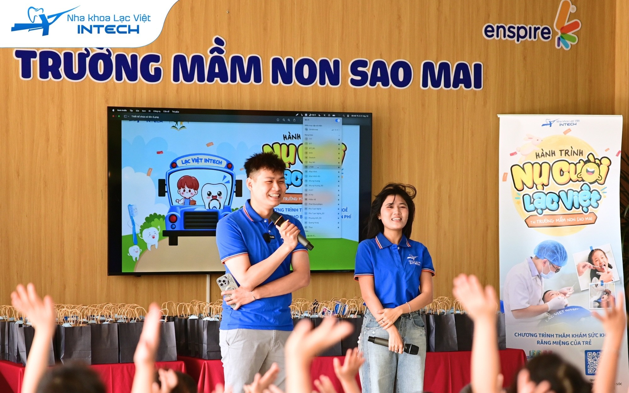 TRƯỜNG MẦM NON SAO MAI PHỐI HỢP NHA KHOA LẠC VIỆT INTECH KIDS TỔ CHỨC CHƯƠNG TRÌNH "HÀNH TRÌNH ...