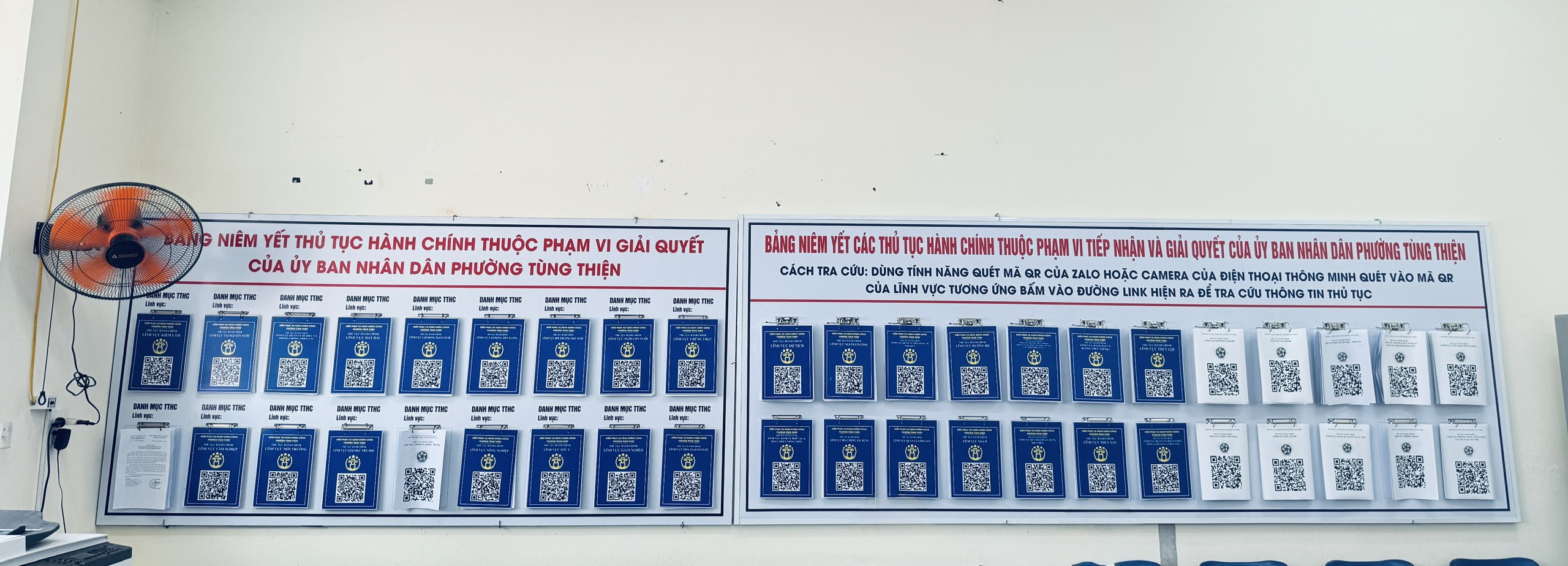 Công khai danh mục TTHC đang thực hiện tiếp nhận tại Điểm tiếp nhận, phục vụ hành chính công ...