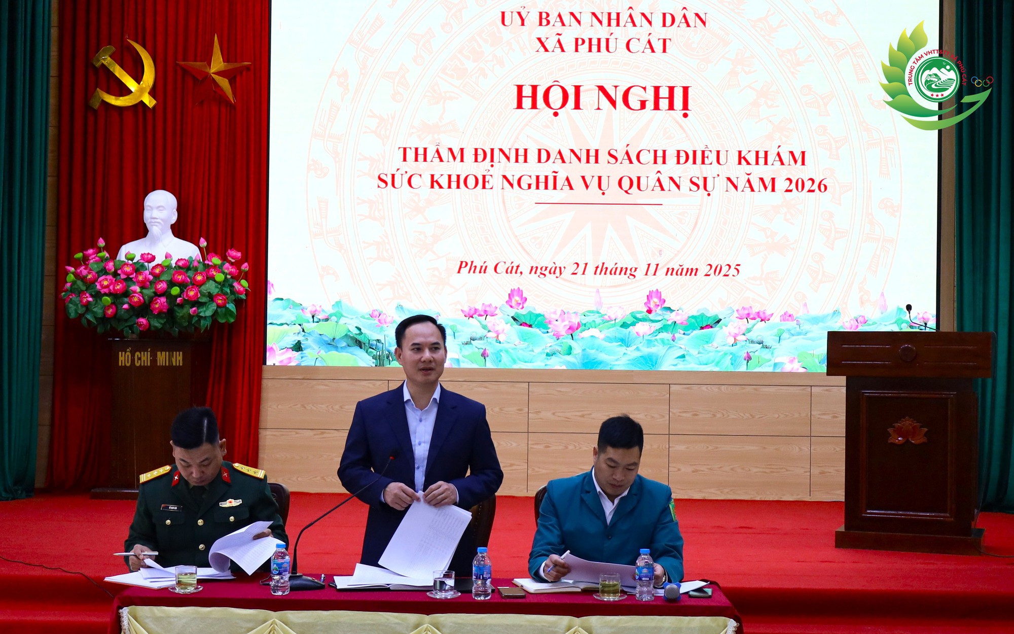 Phú Cát tổ chức Hội nghị thẩm định danh sách điều khám sức khỏe nghĩa ...