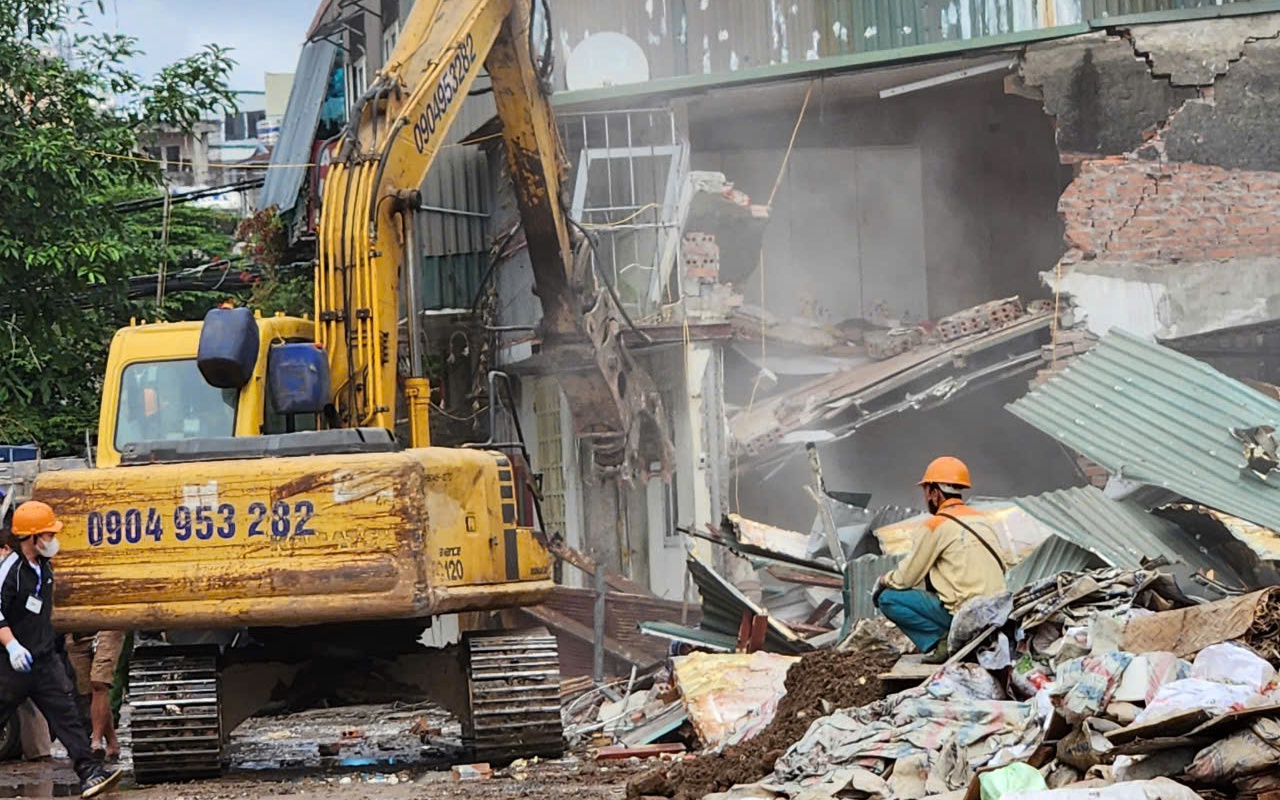 Phường Ô Chợ Dừa thực hiện cưỡng chế GPMB Vành đai 1