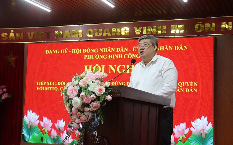 Định Công: Lắng nghe dân nói - Hành động vì dân