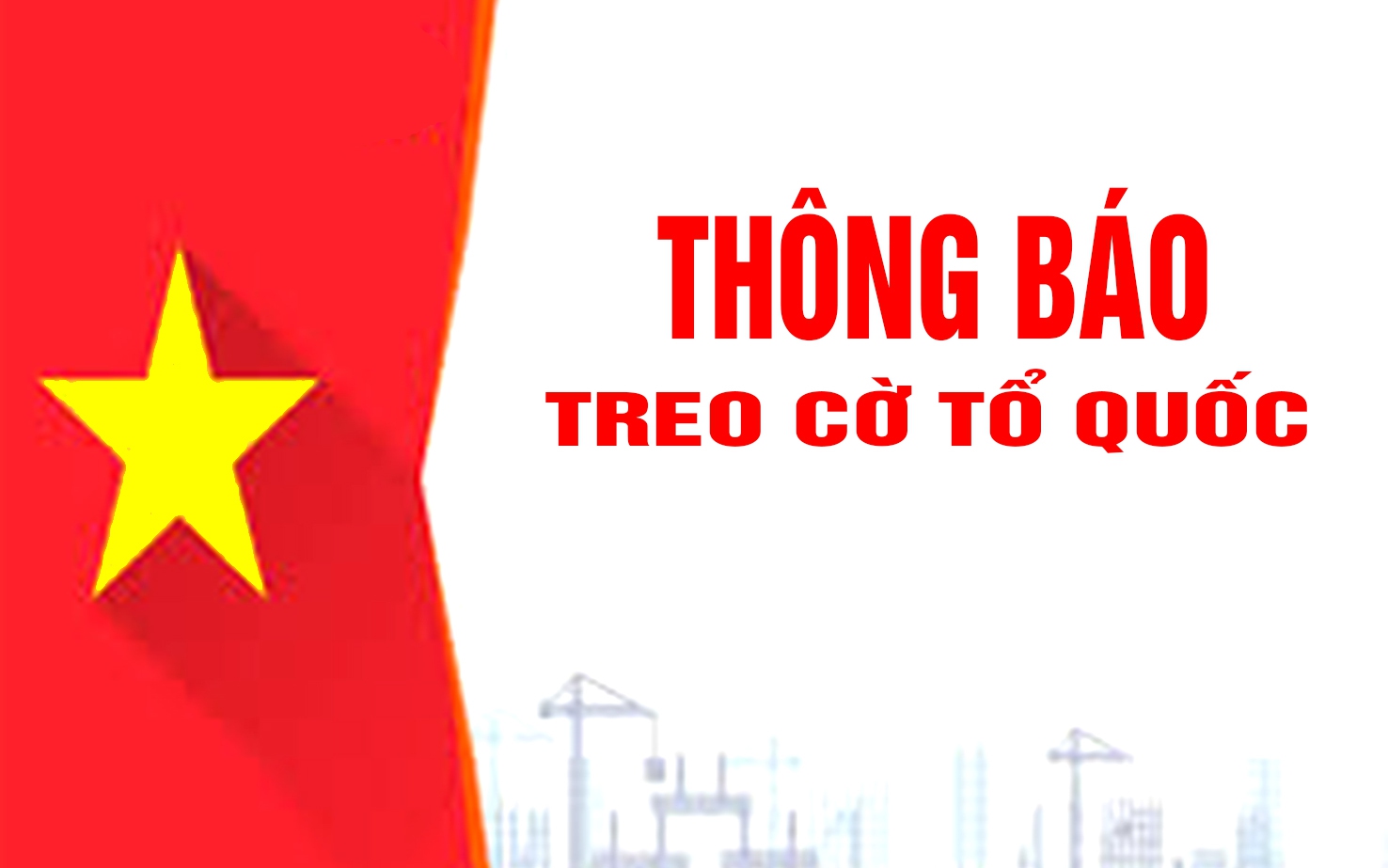 Thông báo treo cờ Tổ quốc chào mừng Tết Dương lịch năm 2026