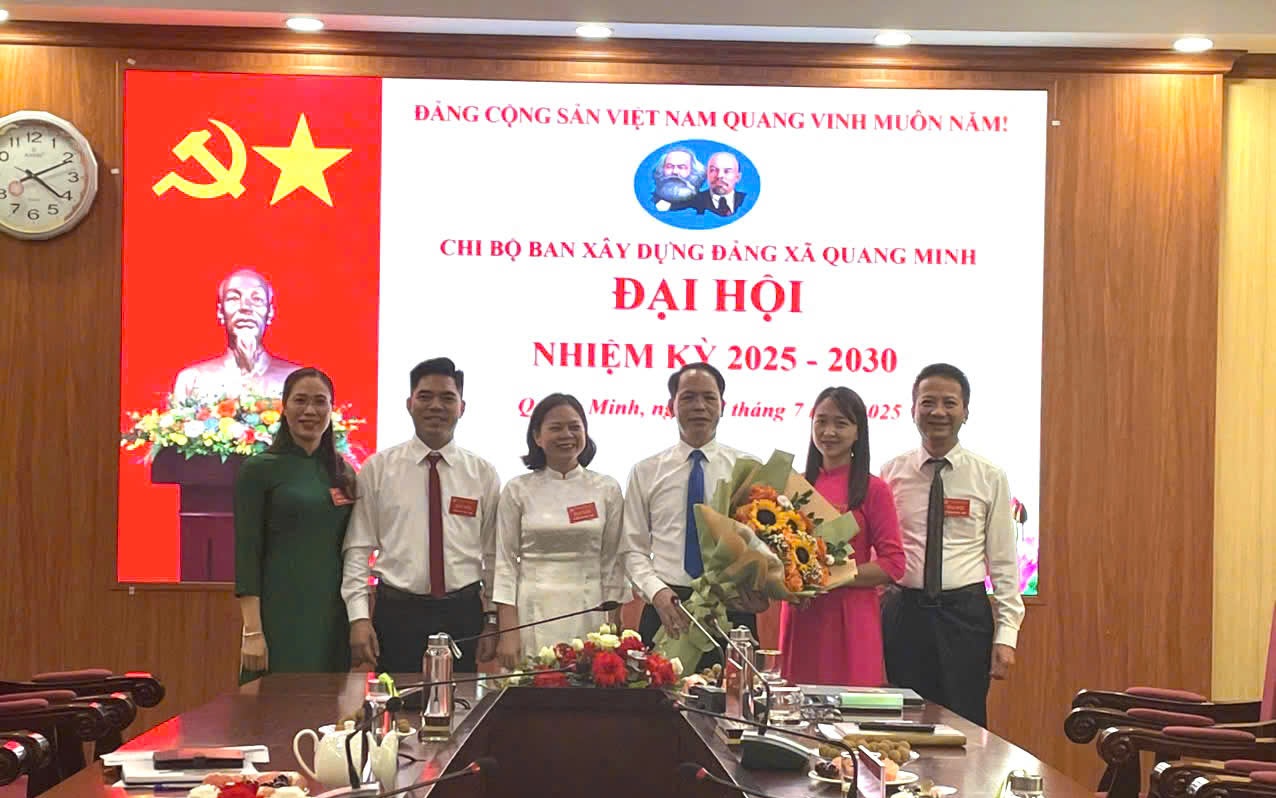 Đại hội các Chi bộ: Ban Xây dựng Đảng, Ủy ban Kiểm tra Đảng ủy xã Quang ...