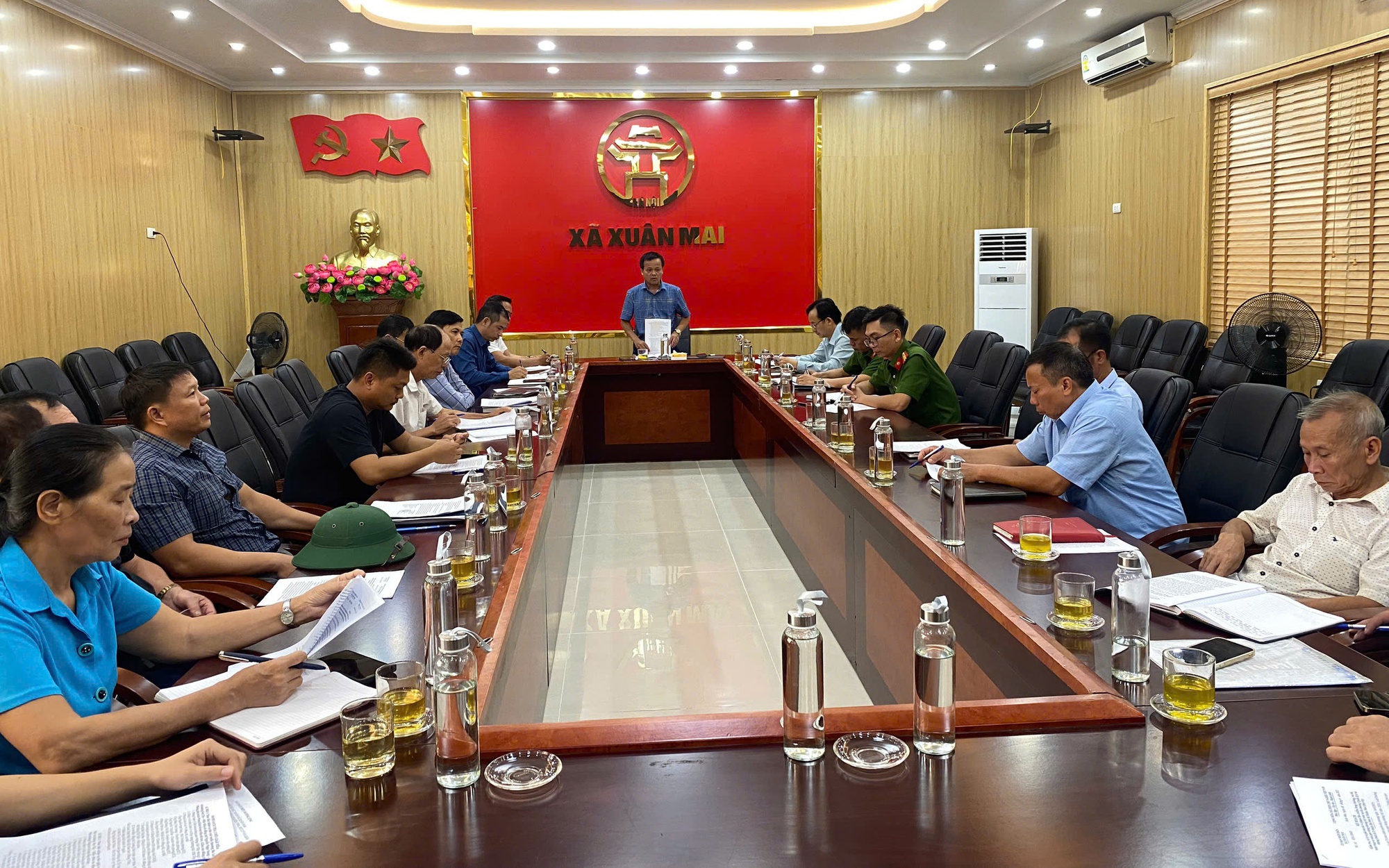 UBND xã Xuân Mai triển khai kế hoạch kiểm tra, xử lý và giải tỏa các vi ...