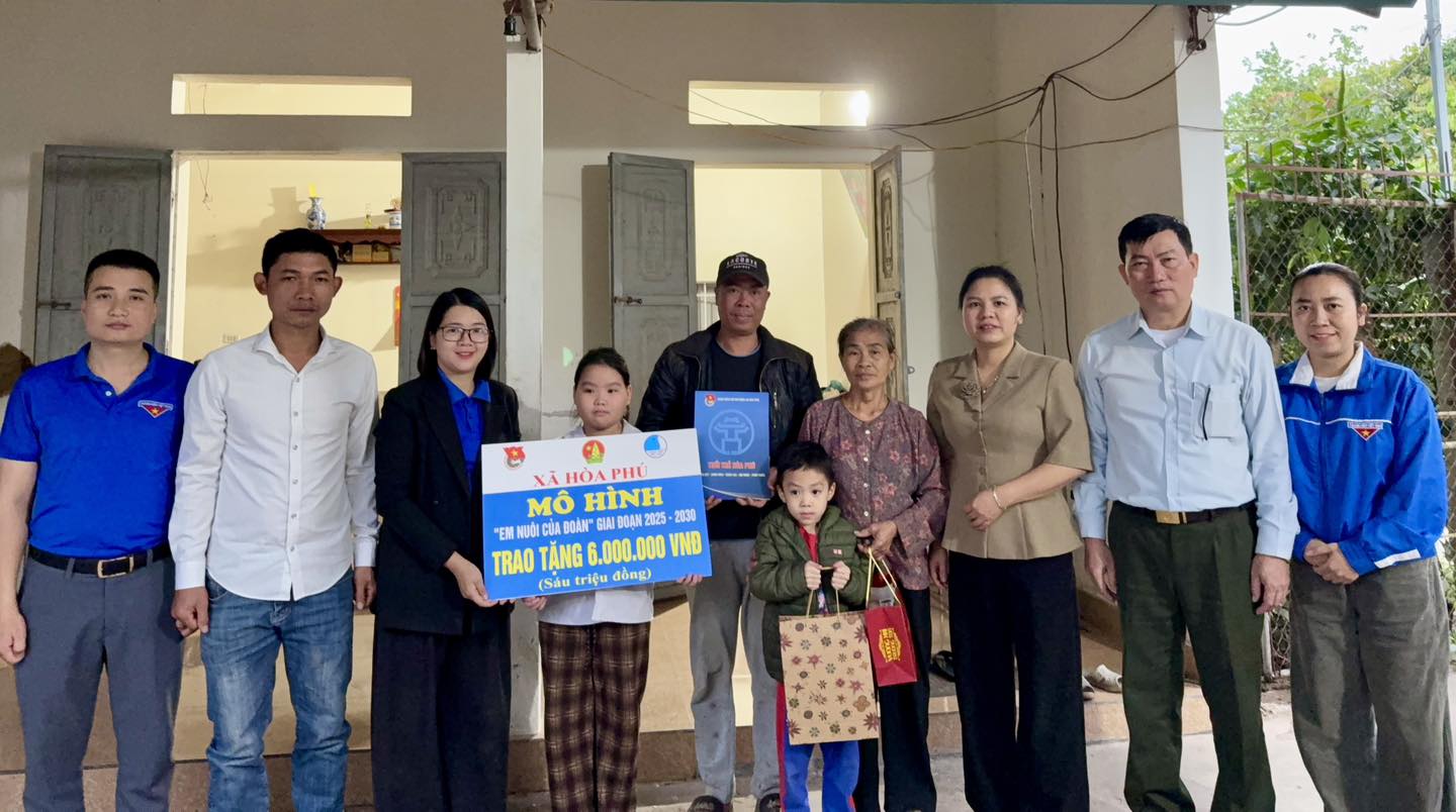 Em nuôi của Đoàn” chắp cánh những ước mơ mầm xanh