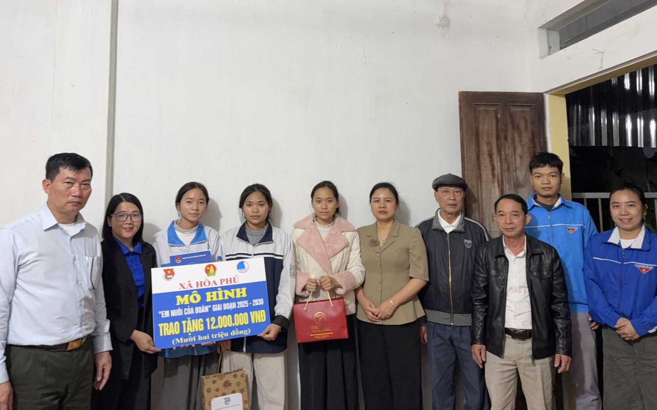 Em nuôi của Đoàn” chắp cánh những ước mơ mầm xanh