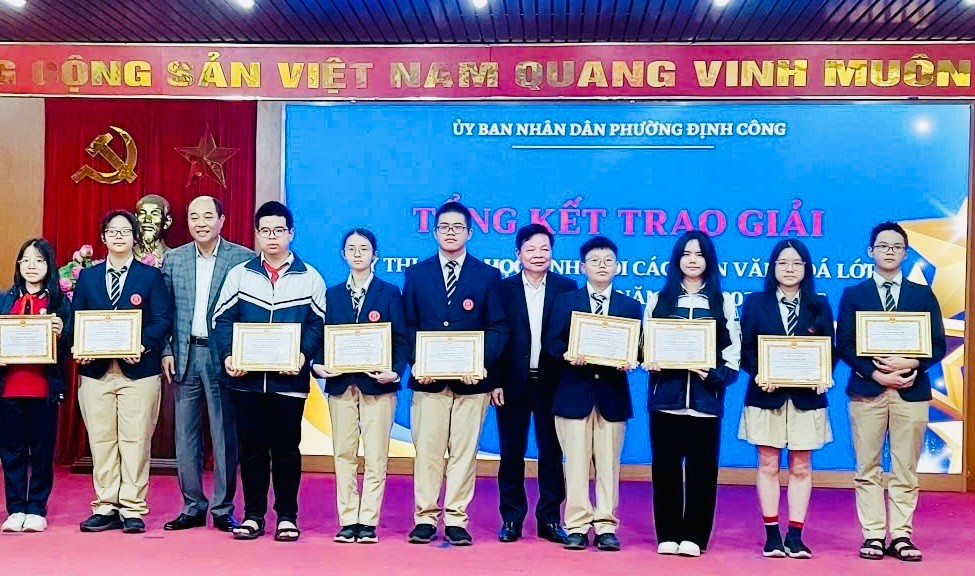 Trường THCS Đại Kim gặt hái những thành quả đáng tự hào trong công tác ...
