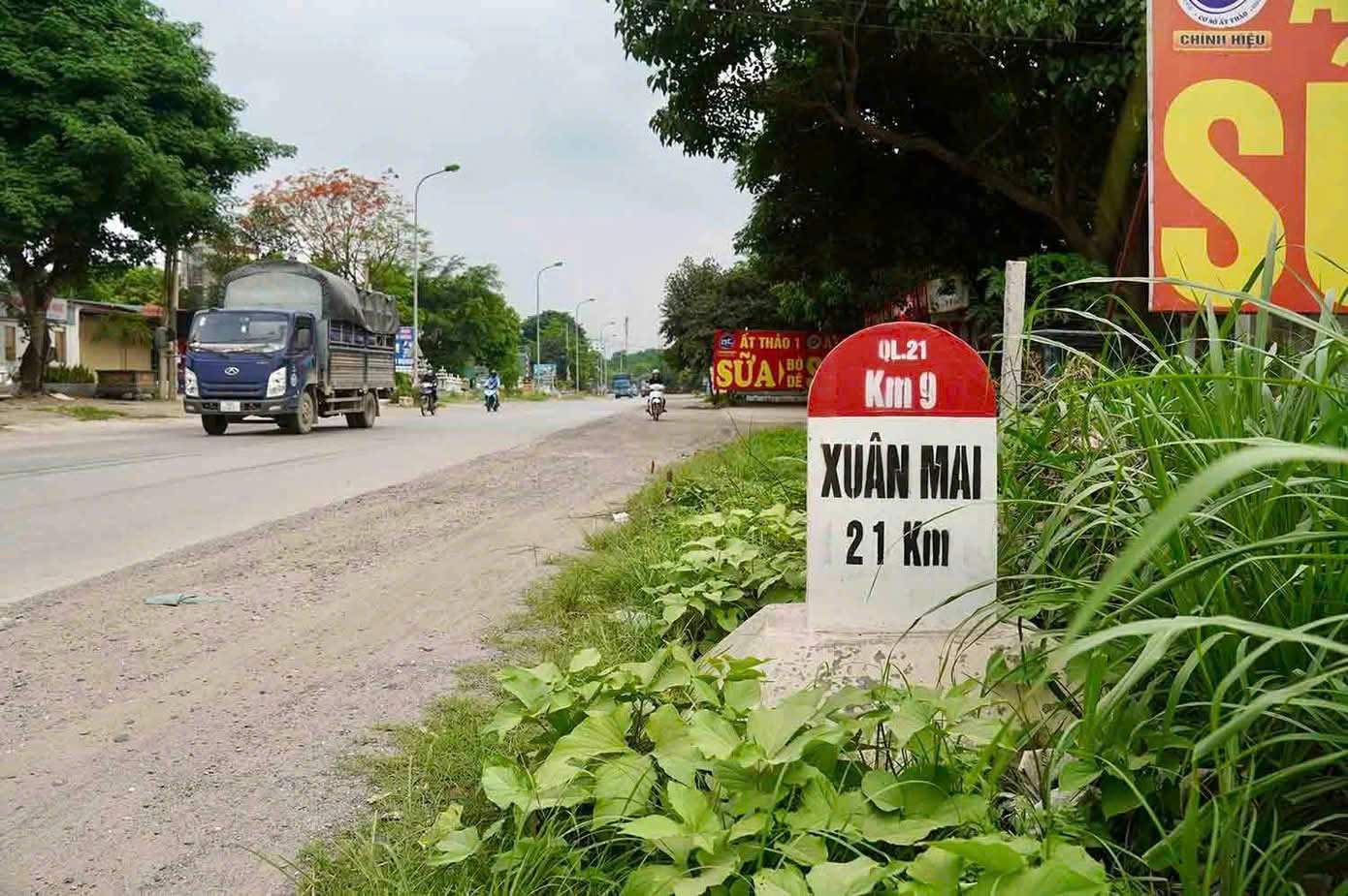 Đề xuất mở rộng QL21A đoạn Sơn Tây - Xuân Mai lên 80 mét bằng hình thức BT
