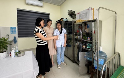 Siết chặt an toàn mùa thi: Trạm Y tế xã kiểm tra đột xuất công tác y tế ...